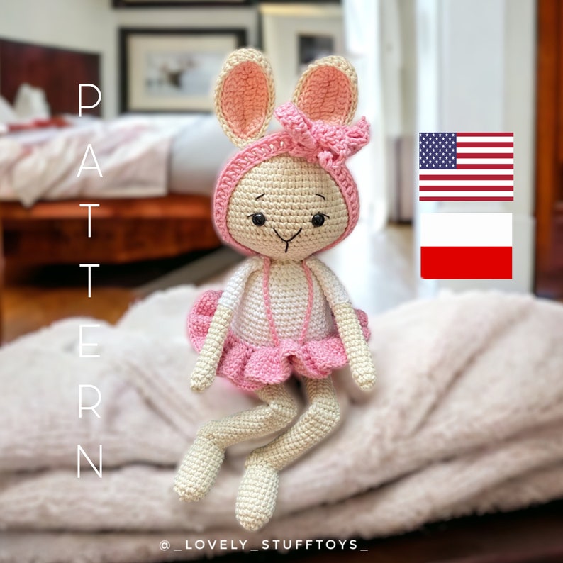 Lilly Amigurumi Bunny Pattern Lilly the Bunny Pattern Bunny - Etsy