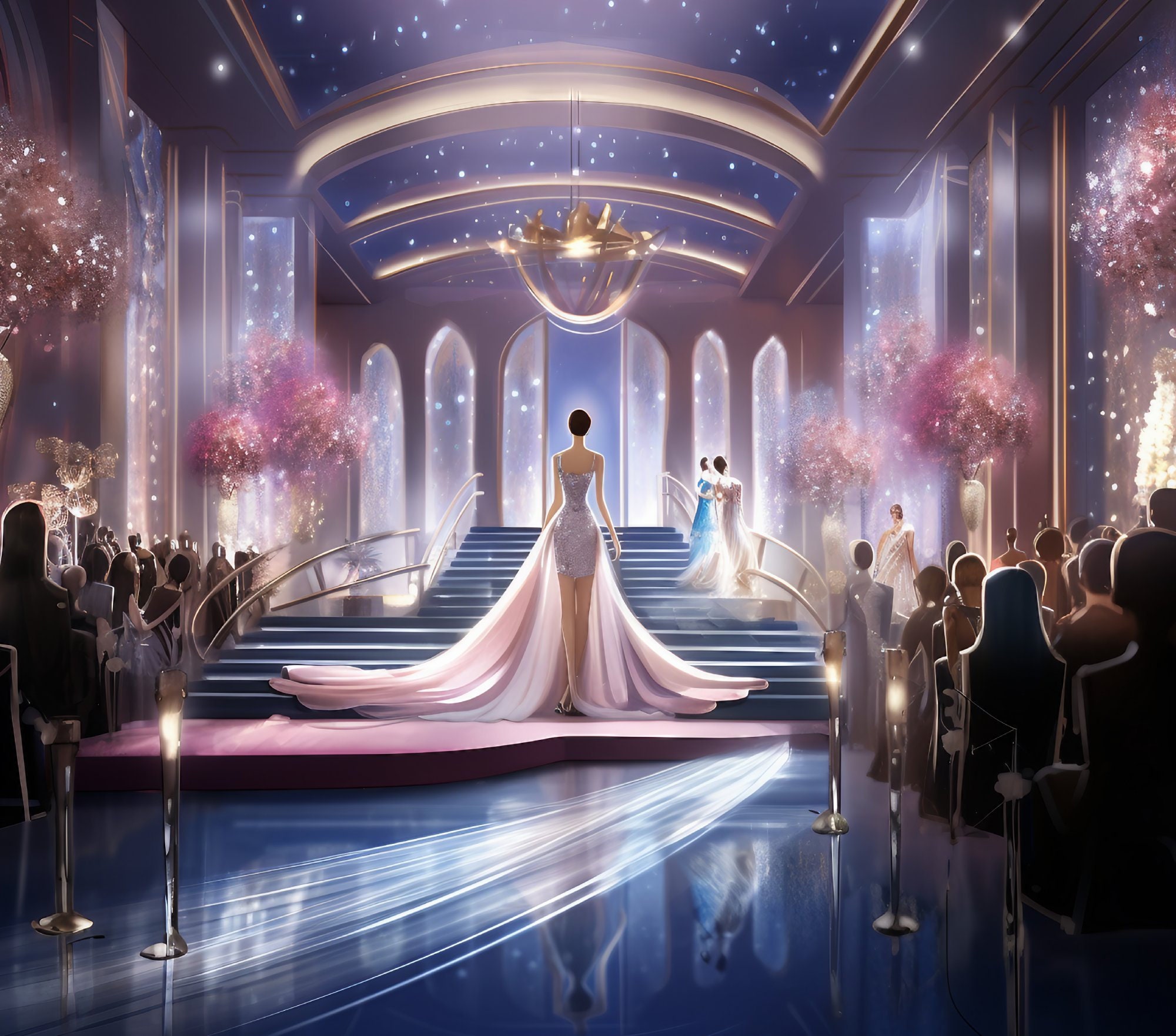 Twilight Tumbler Wrap: Radiant Glitter-infused 20oz Artwork - Etsy