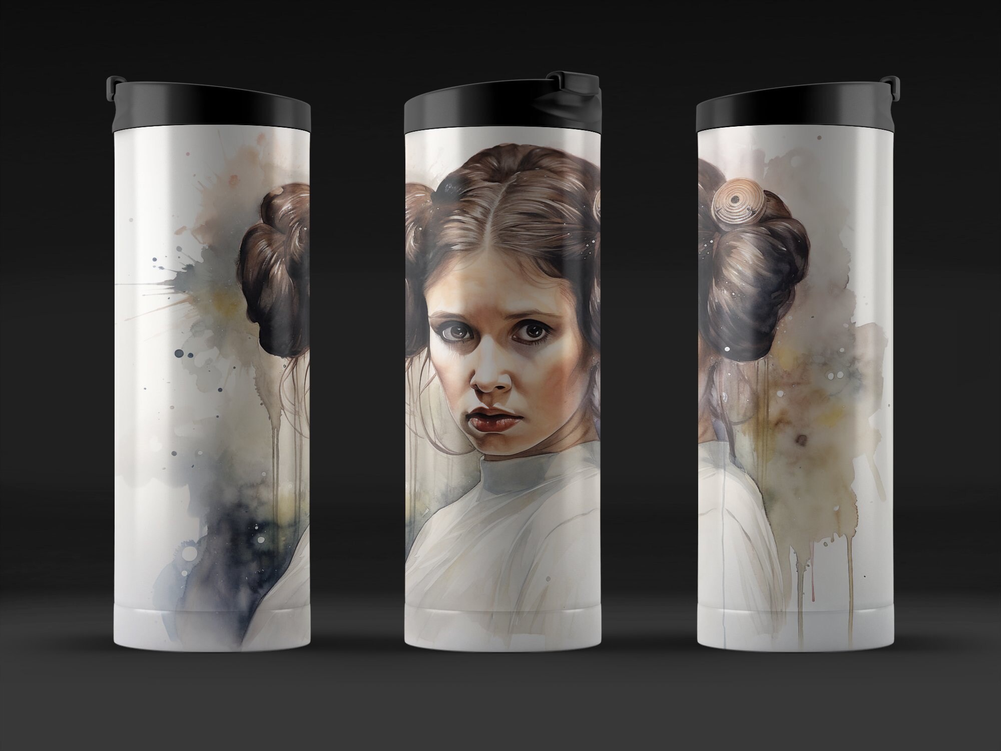 Star Wars Galaxy Art: 20oz Tumbler Wraps With Iconic Jedi, Skywalker ...
