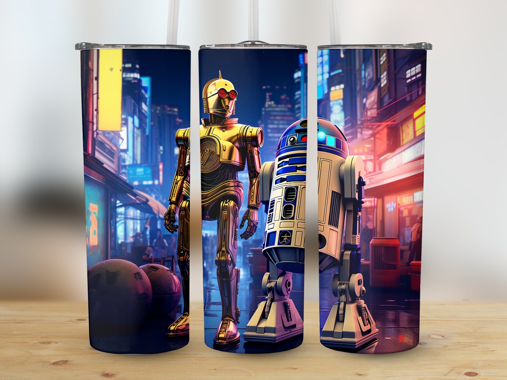 Star Wars Galaxy Art: 20oz Tumbler Wraps With Iconic Jedi - Etsy