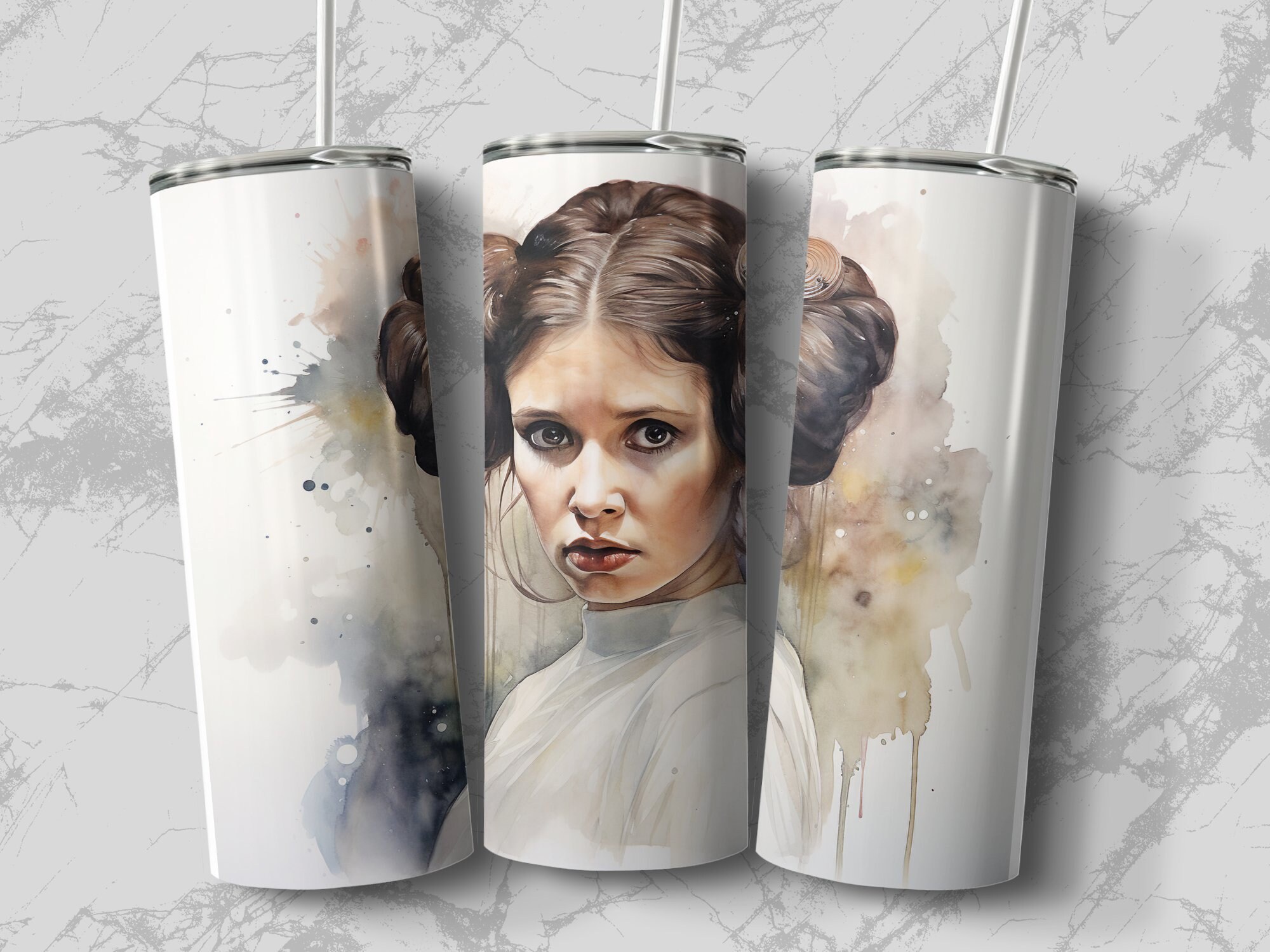 Star Wars Galaxy Art: 20oz Tumbler Wraps With Iconic Jedi, Skywalker ...