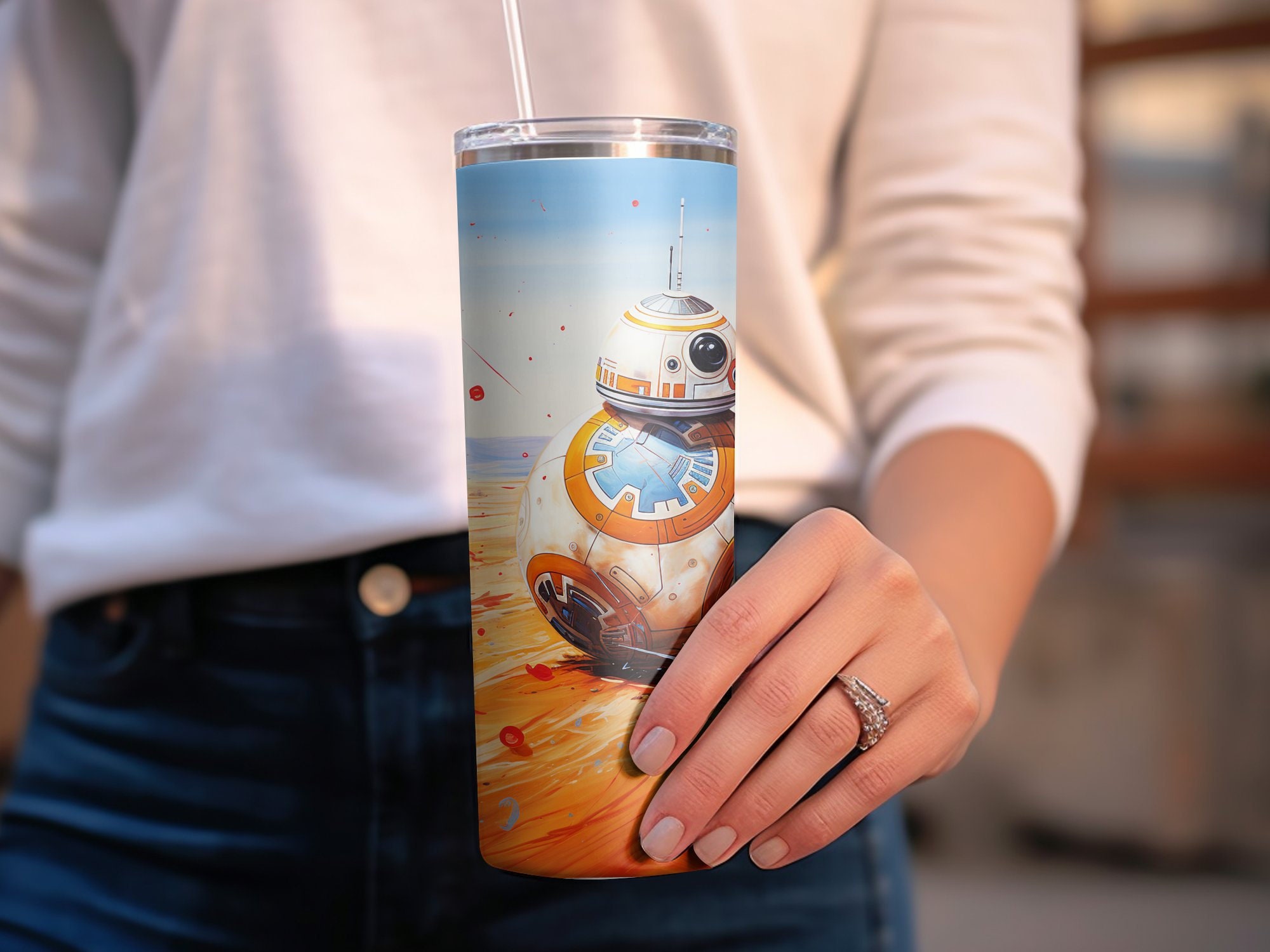 Star Wars Galaxy Art: 20oz Tumbler Wraps With Iconic Jedi, Skywalker ...
