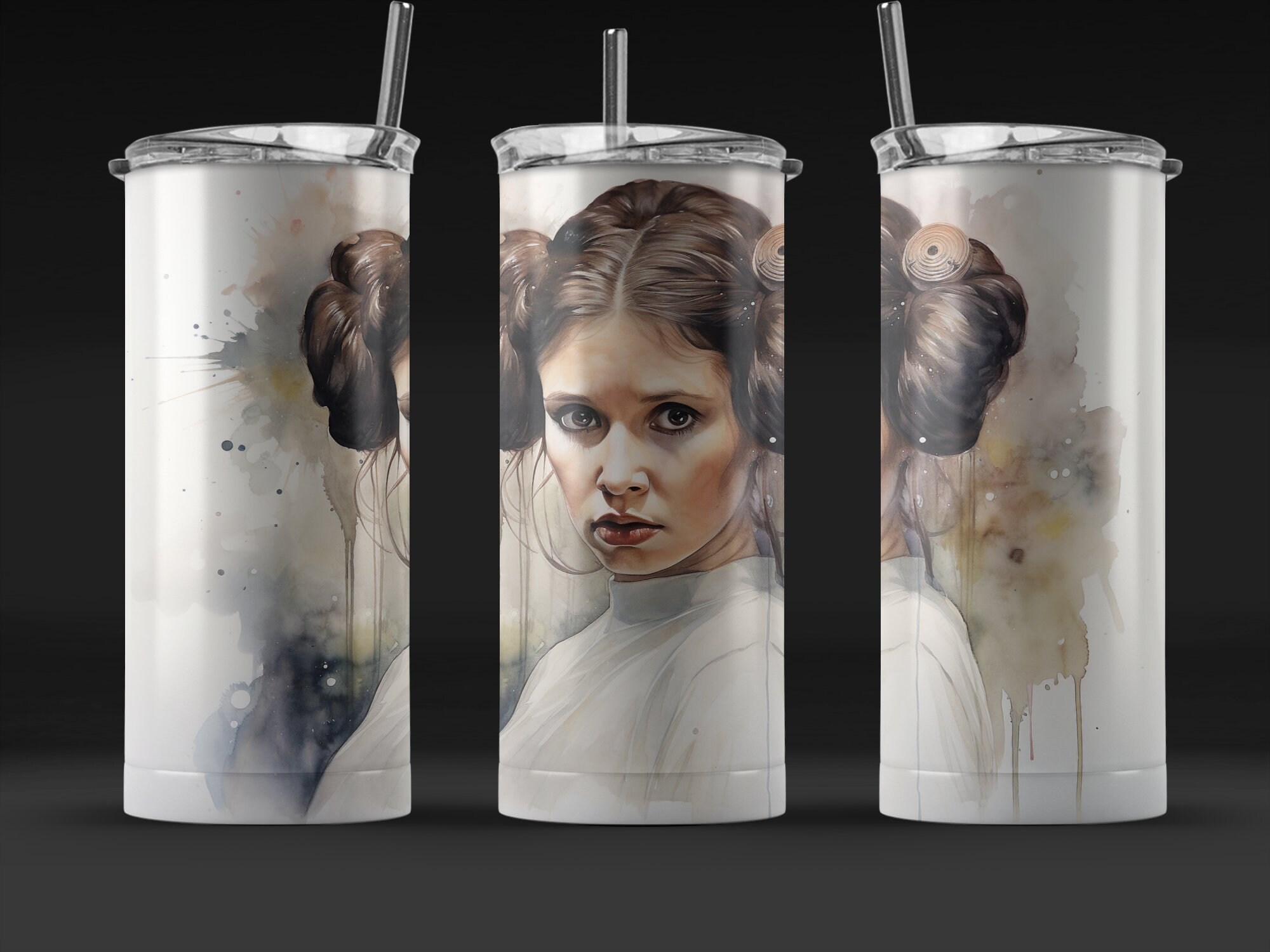 Star Wars Galaxy Art: 20oz Tumbler Wraps With Iconic Jedi, Skywalker ...