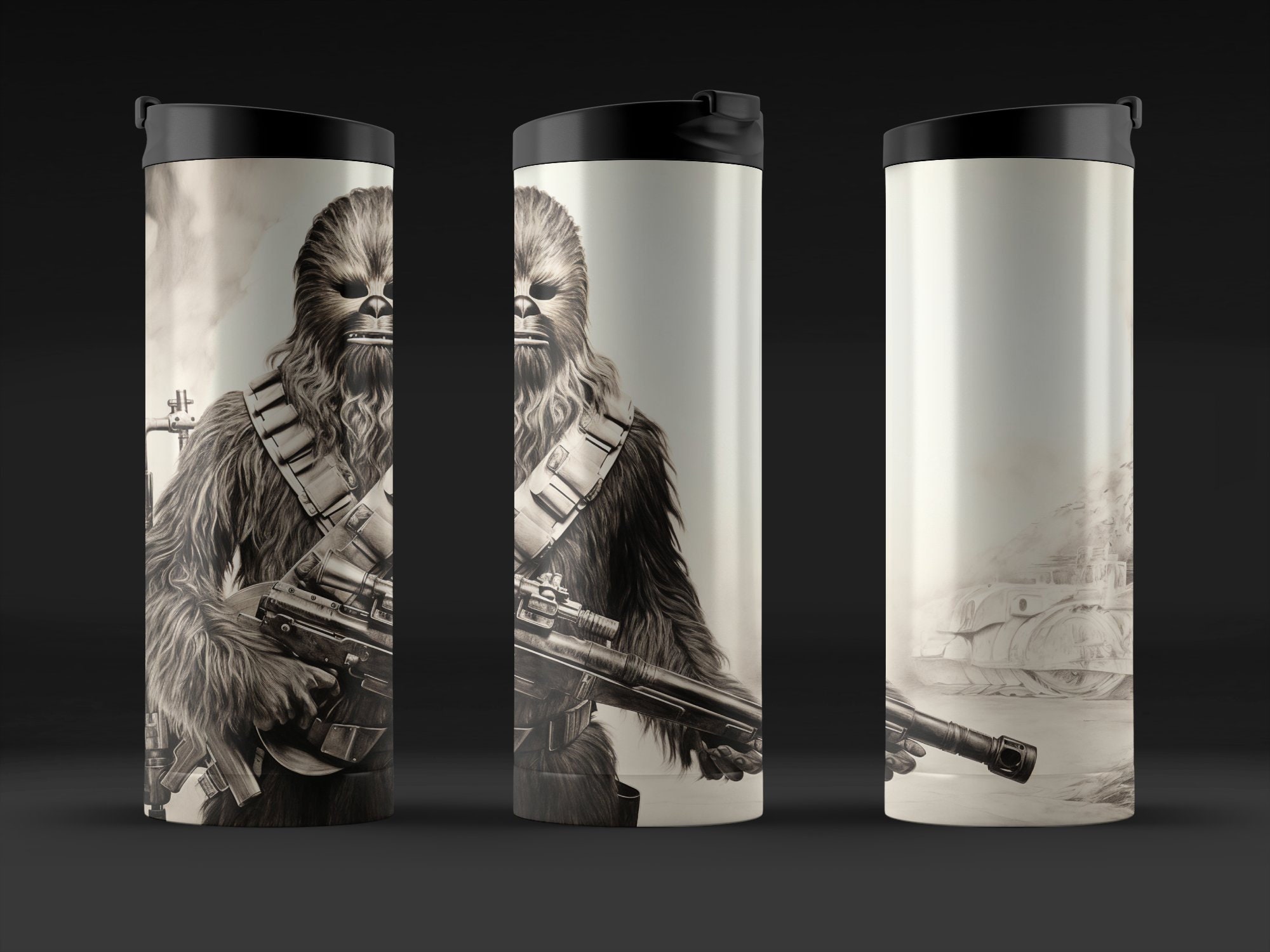 Star Wars Galaxy Art: 20oz Tumbler Wraps With Iconic Jedi, Skywalker ...