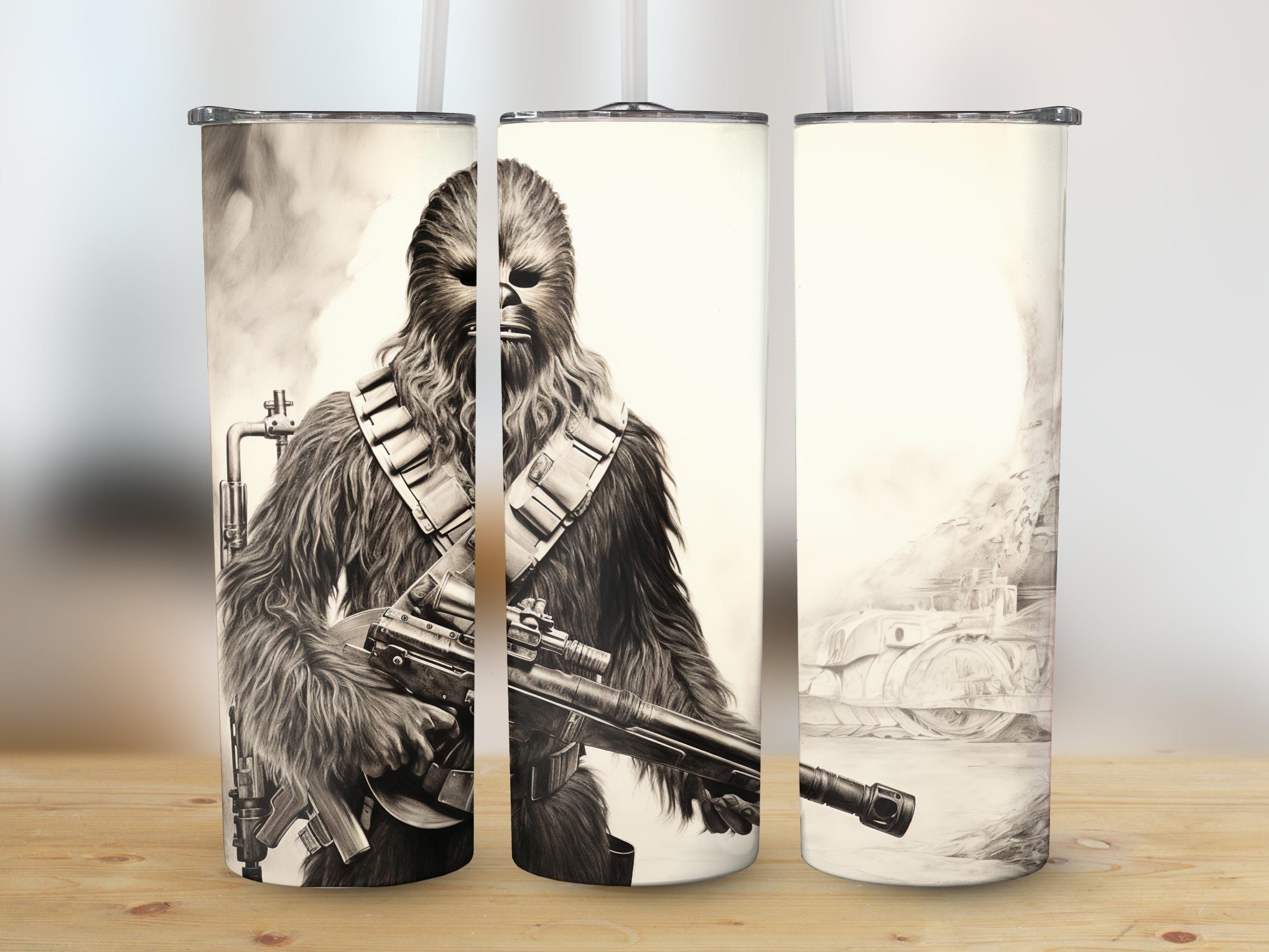 Star Wars Galaxy Art: 20oz Tumbler Wraps With Iconic Jedi - Etsy