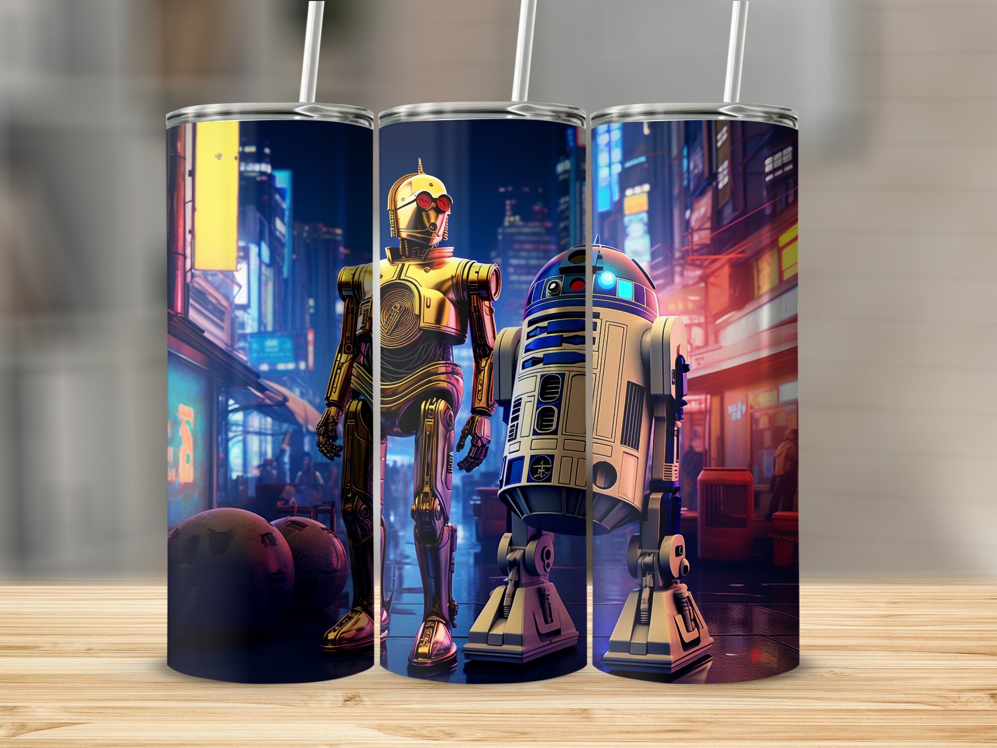 Star Wars Galaxy Art: 20oz Tumbler Wraps With Iconic Jedi - Etsy