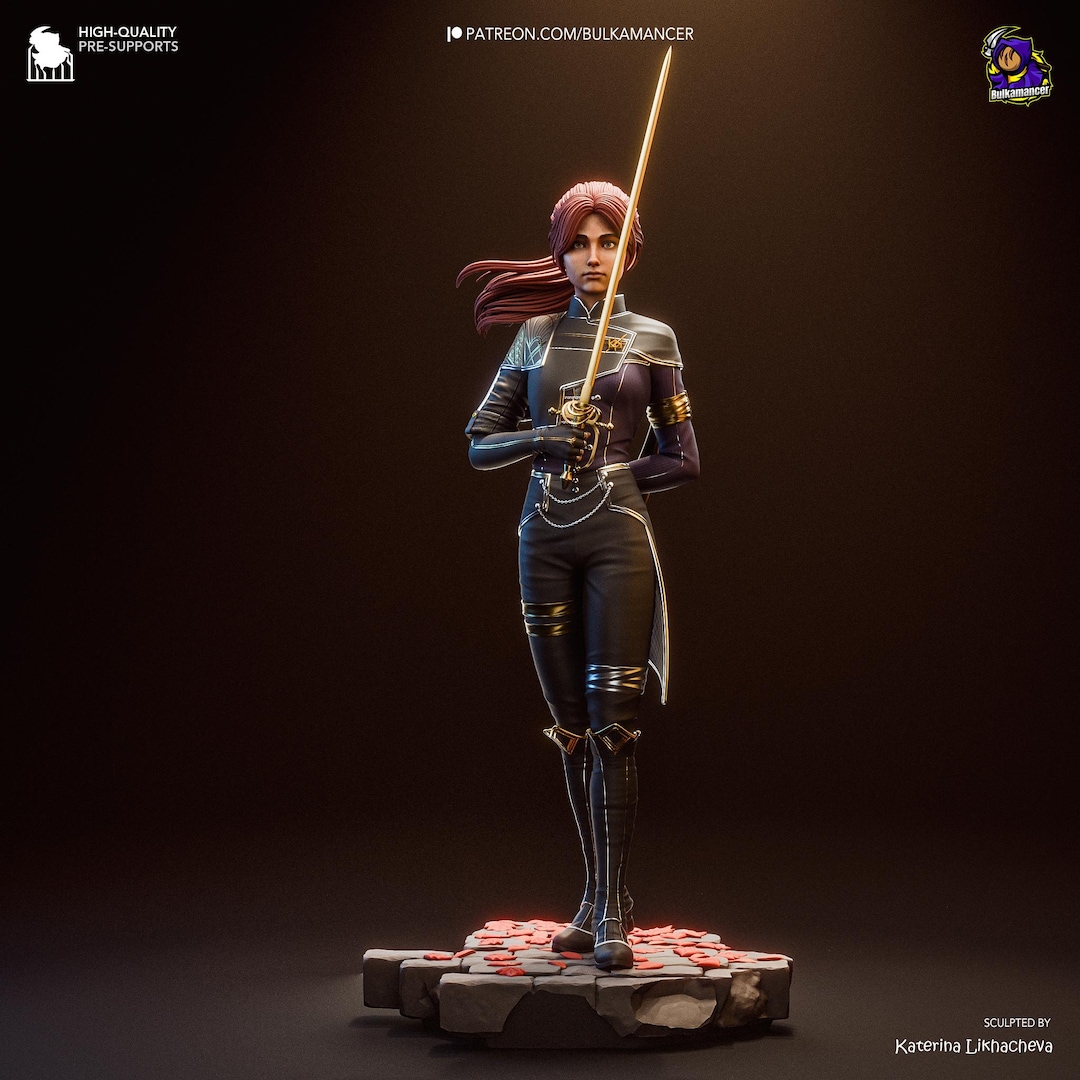 Expedition Fencer - 1/8 Scale - 341mm 3D Printed Unpainted Garage Kit ...