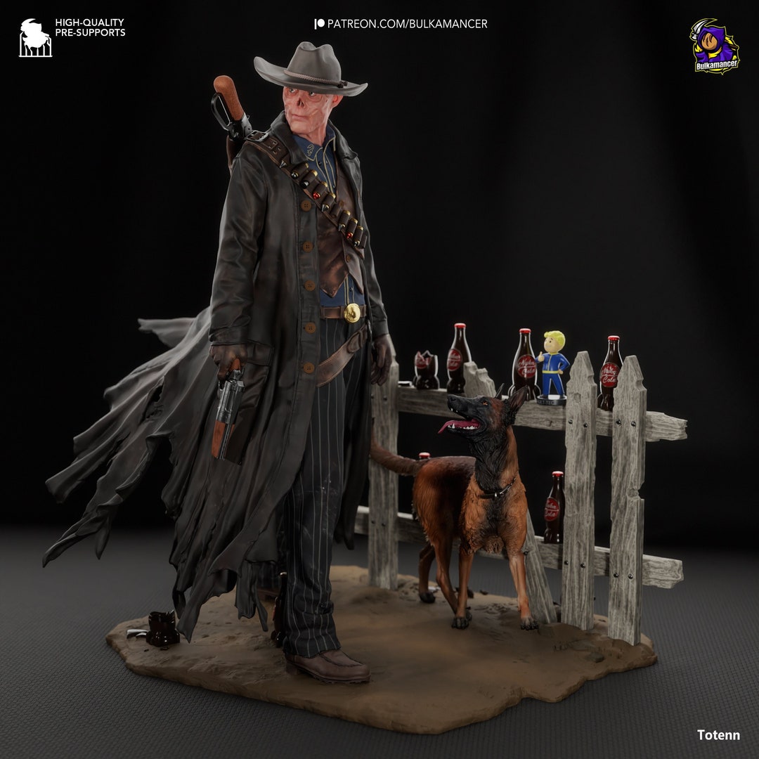 The Ghoul Fallout - High Quality 12K 3D Printed Figurine - Display ...