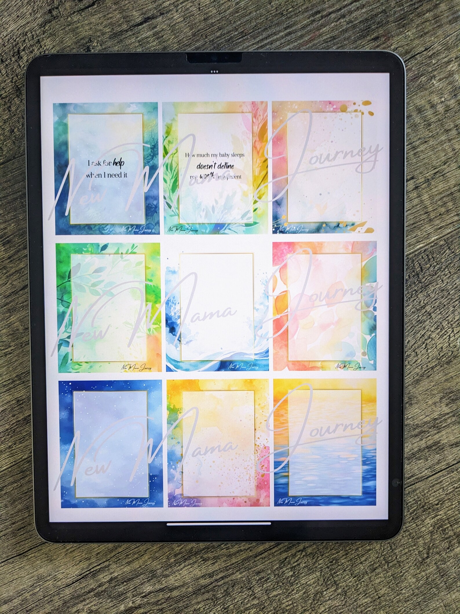 20 Printable Postpartum Affirmations - New Mama Powerful Thoughts - Etsy