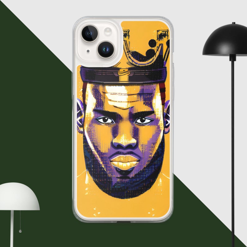 Lebron James Lakers iPhone Case - Crowned King of the Lakers! - Etsy
