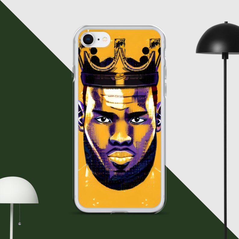 Lebron James Lakers iPhone Case - Crowned King of the Lakers! - Etsy