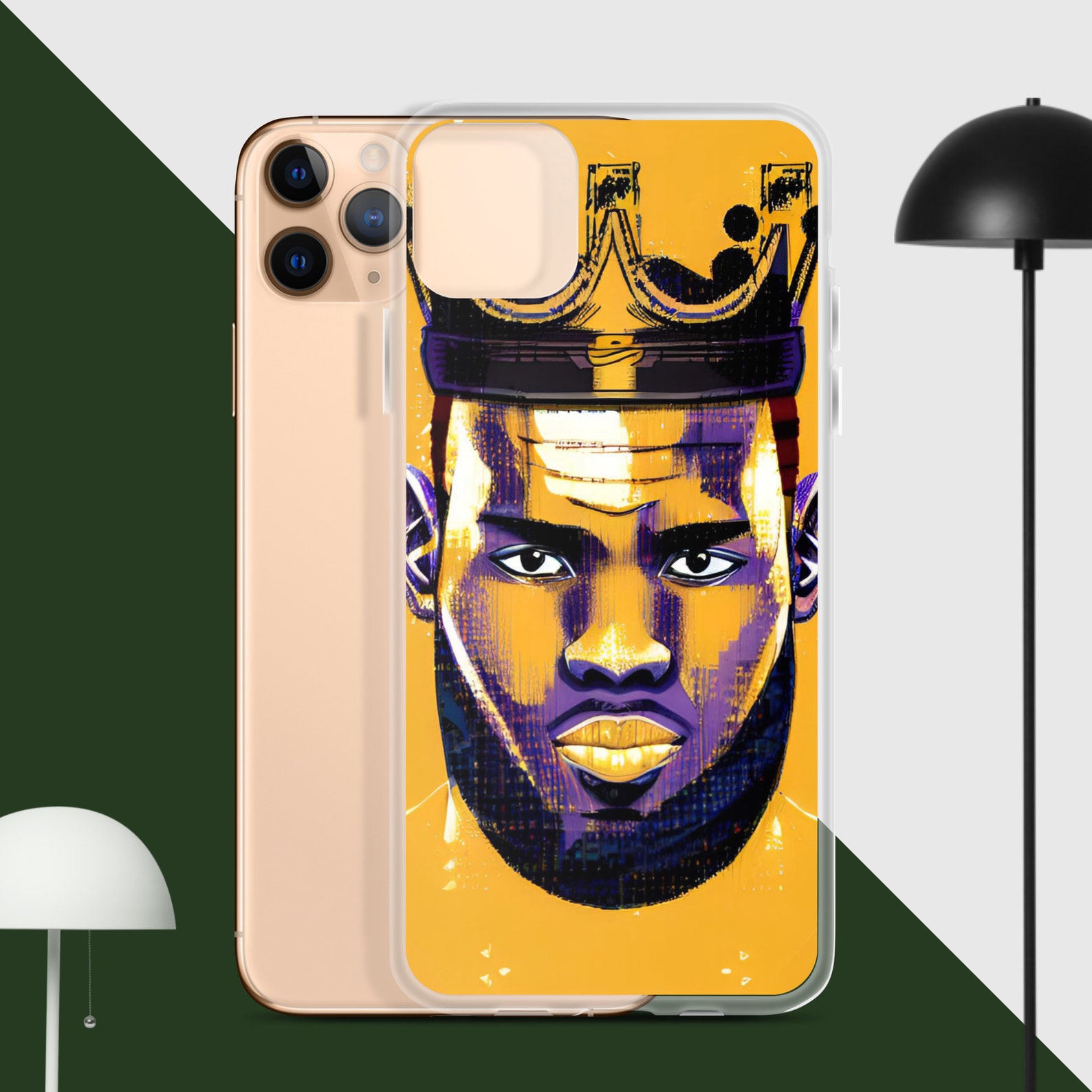 Lebron James Lakers iPhone Case - Crowned King of the Lakers! - Etsy