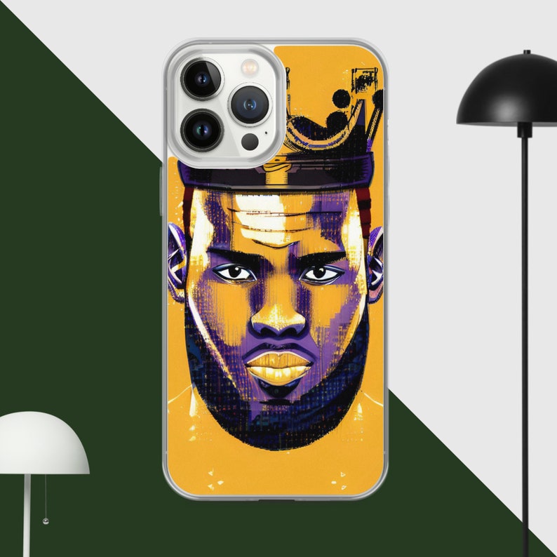 Lebron James Lakers iPhone Case - Crowned King of the Lakers! - Etsy