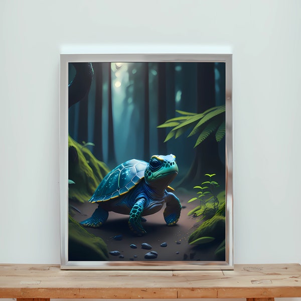 Whimsical Turtle - Etsy