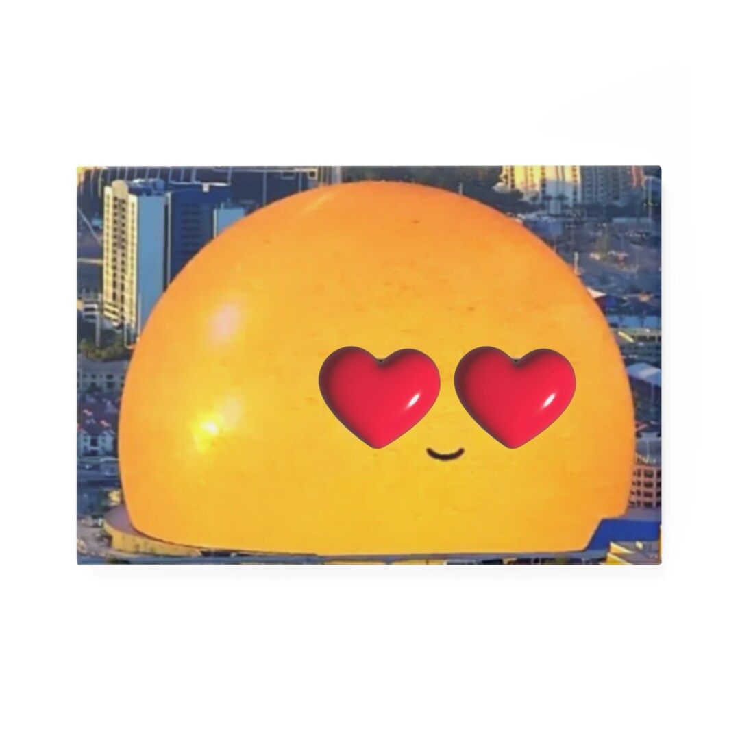 Las Vegas Sphere Orbie Valentine Button Magnet Rectangle 1 & - Etsy