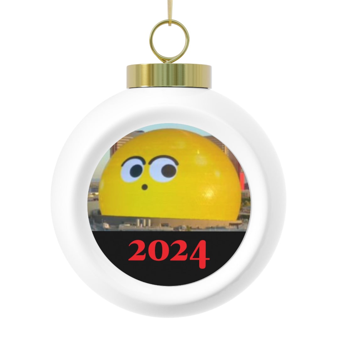 Las Vegas Sphere Orbie Christmas Ball Ornament - Etsy