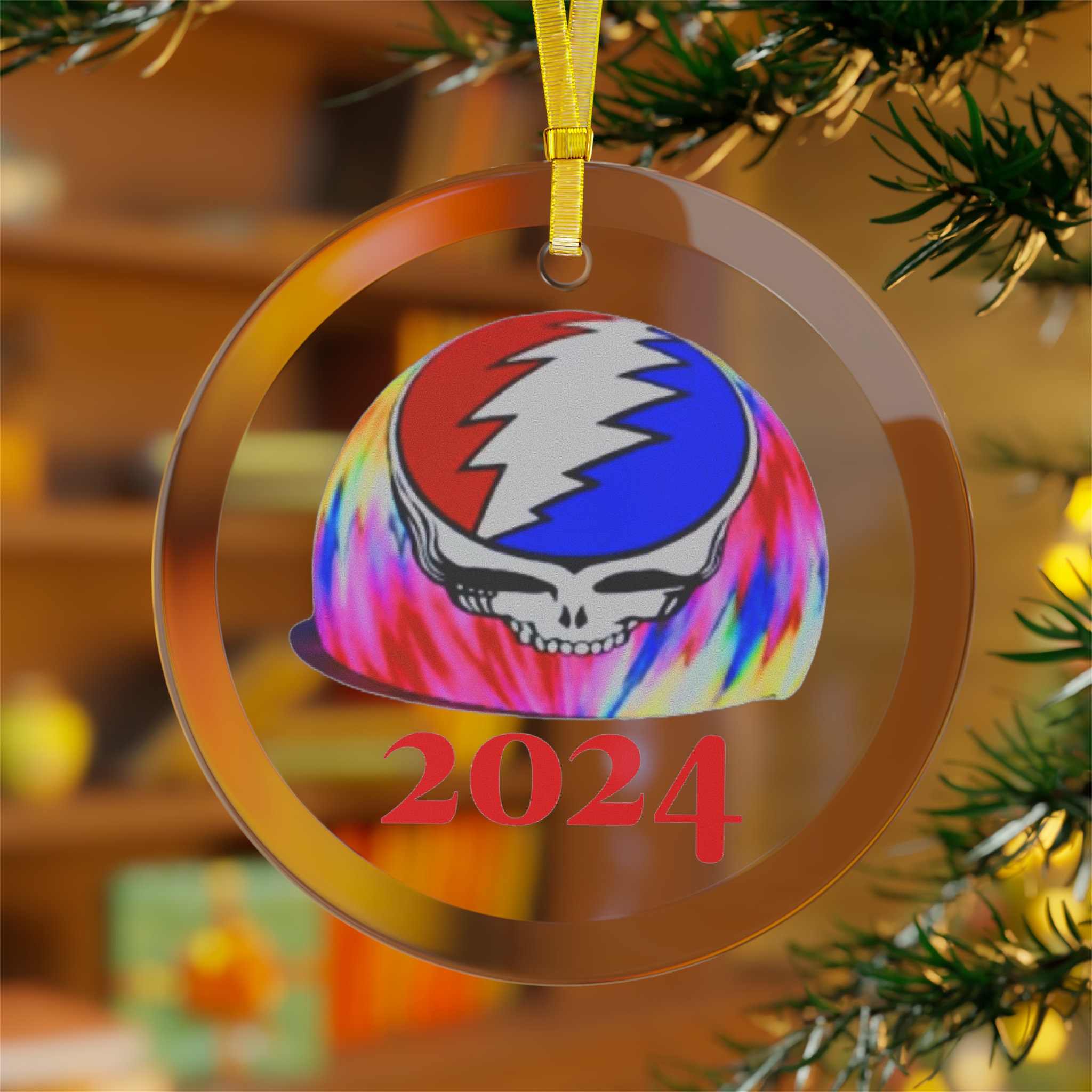Las Vegas Sphere Dead and Company Glass Ornaments,grateful Dead, Dead ...