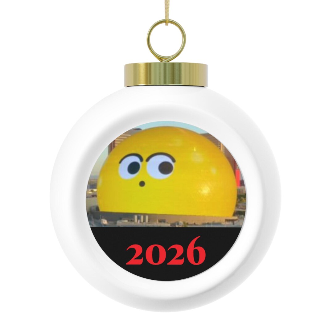 Las Vegas Sphere Orbie Christmas Ball Ornament 2026 - Etsy