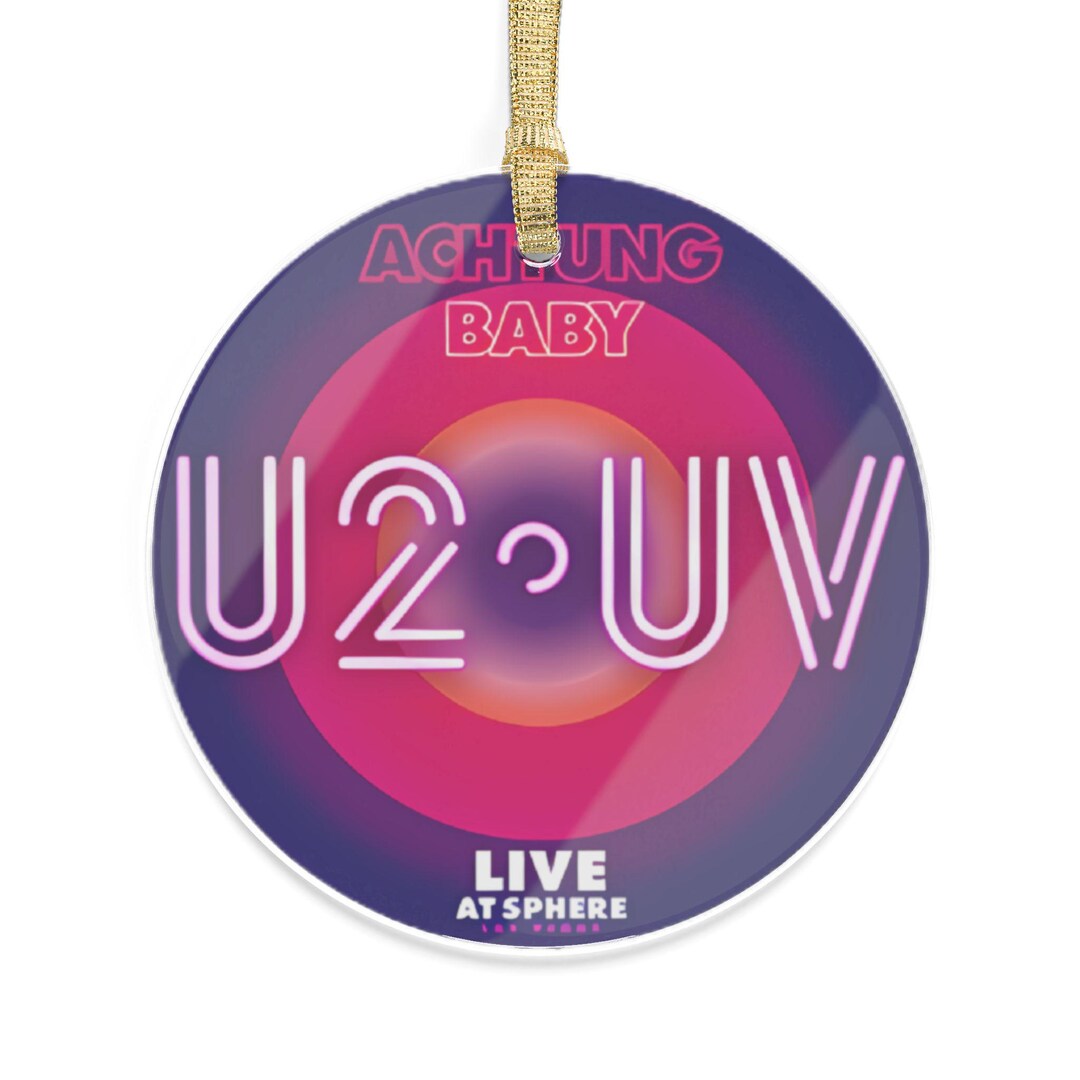 U2 Ultra Violet Tour Acrylic Ornament: Sphere Las Vegas Memorabilia - Etsy