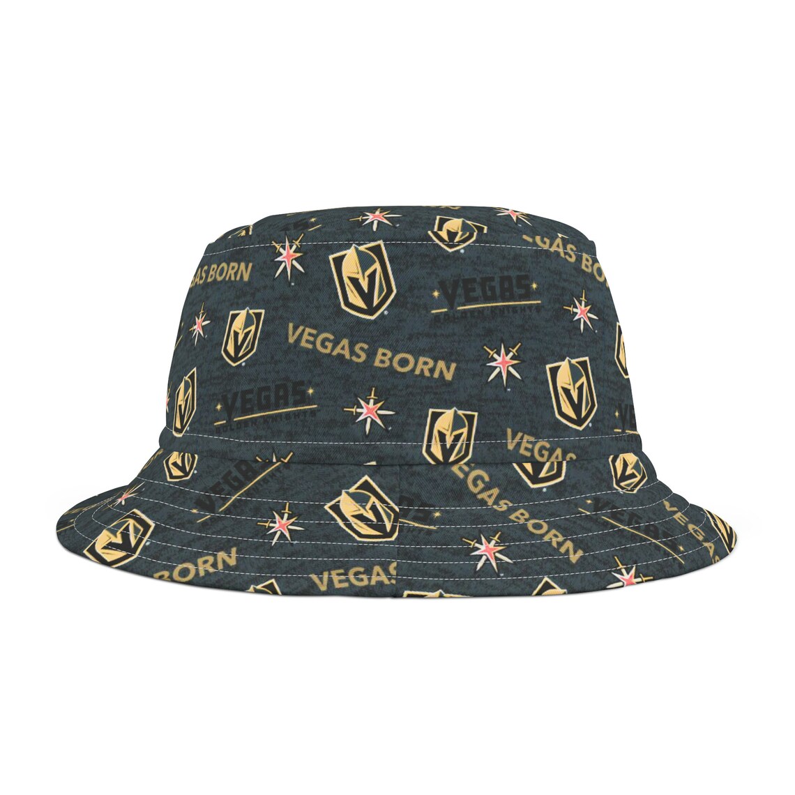 Vegas Golden Knights Bucket Hat, Polyester VGK Hat - Etsy
