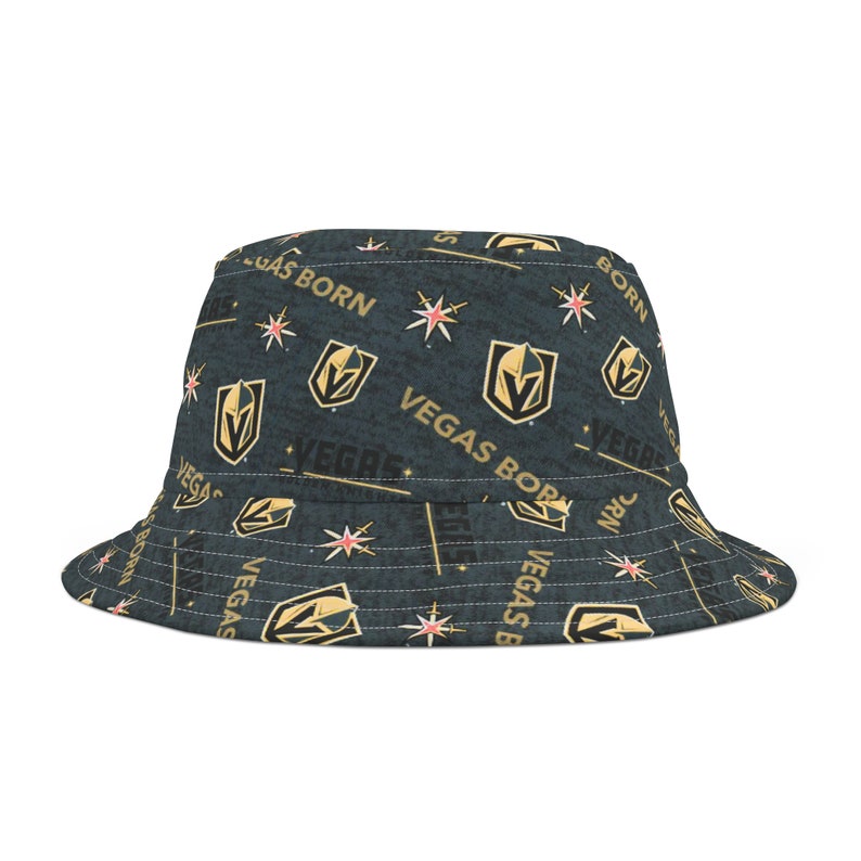 Vegas Golden Knights Bucket Hat, Polyester VGK Hat - Etsy