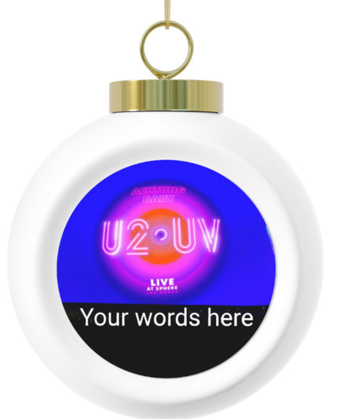 Las Vegas Sphere U2 Ball Personalized Ornament - Etsy