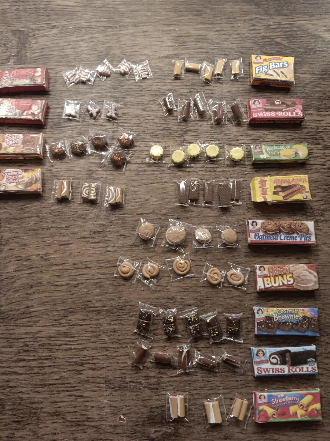 Miniature Dollhouse Little Debbie's,set of 8 - Etsy