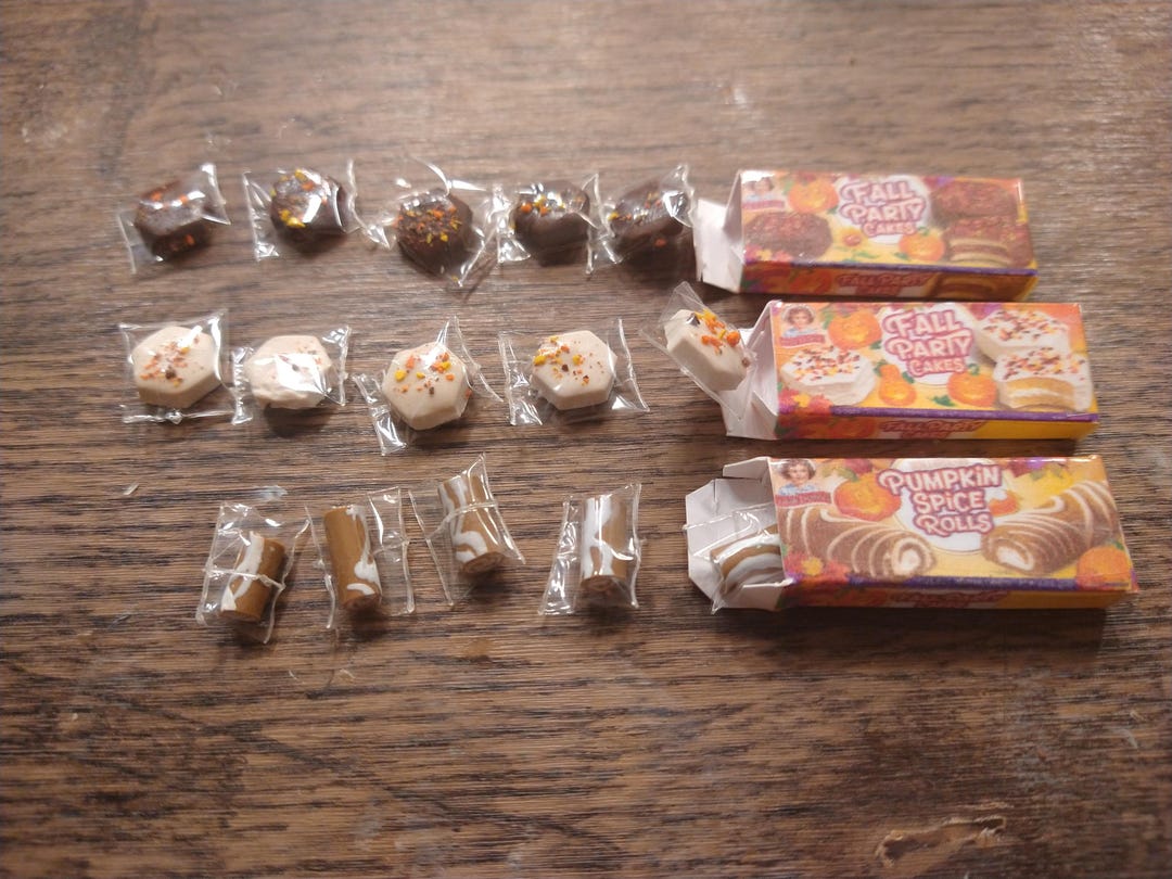 Miniature Dollhouse Little Debbie's,set of 3 - Etsy