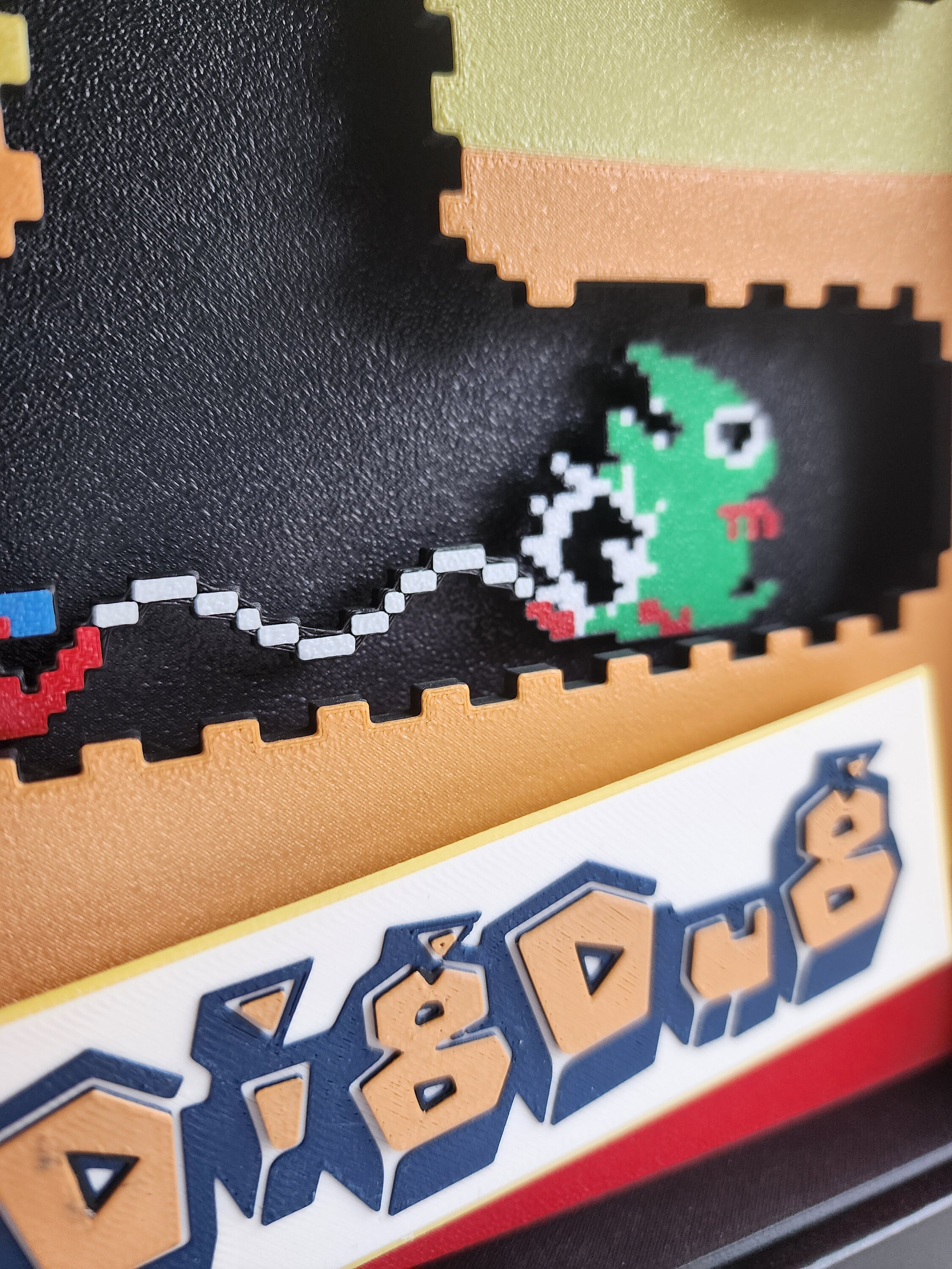 Dig Dug Inspired 3D Printed Shadowbox - Etsy