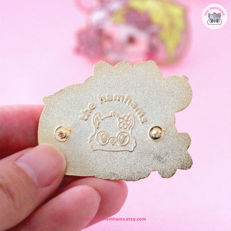 Sakura Mochi Cherry Blossom Cow Kawaii Cute Enamel Pin, Kawaiicore ...