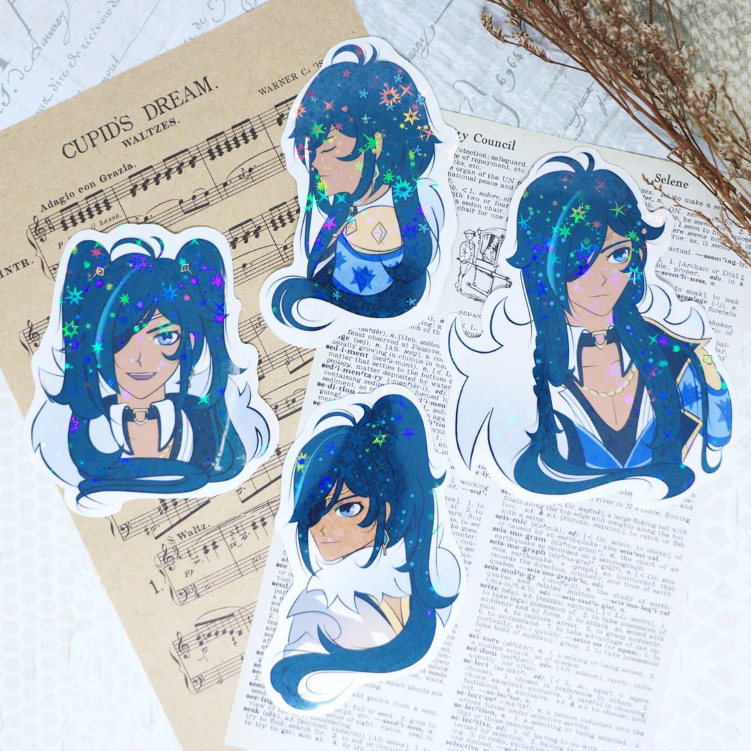 Genshin Impact Kaeya Sticker CLEARANCE SALE, Genshin Impact Stickers ...