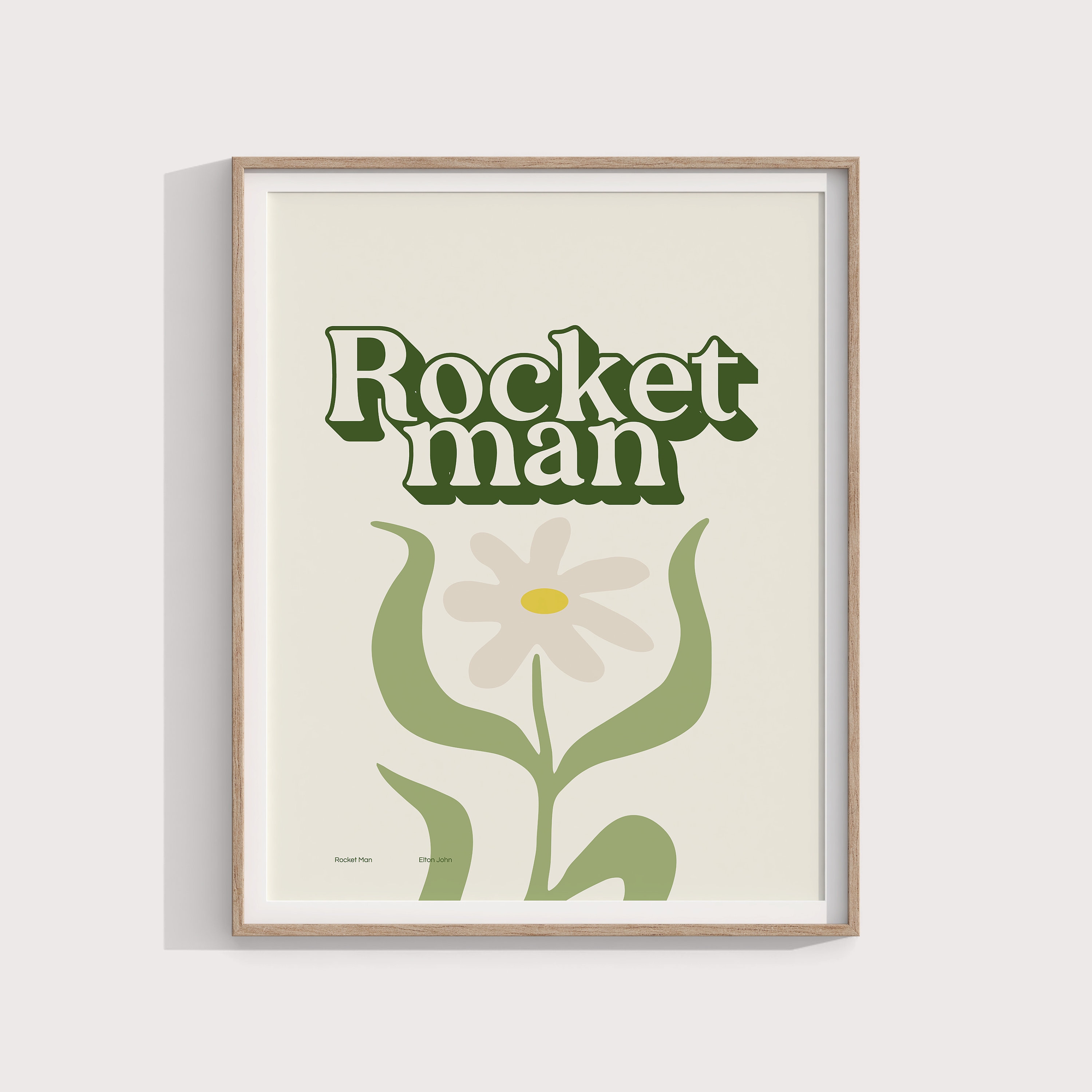 Elton John Rocket Man Rocket Man Lyrics Print Art Print A4 A3 A2 A1 A0 ...