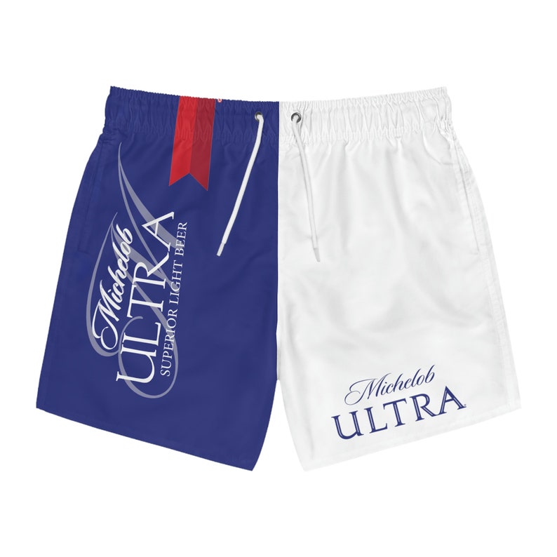 Michelob Ultra Beer Swim Trunks-shorts 5 Inseam - Etsy