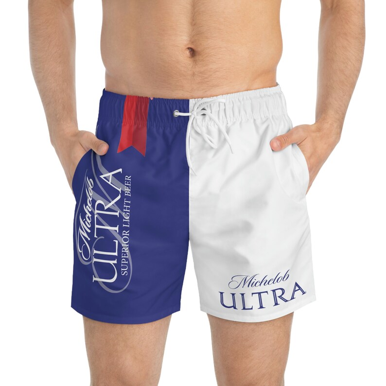 Michelob Ultra Beer Swim Trunks-shorts 5 Inseam - Etsy