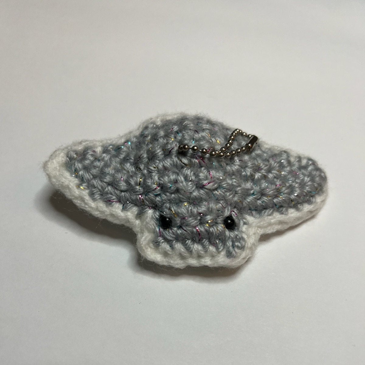 Back to School Crochet Stingray Keychain/backpack Charm - Etsy