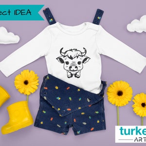 Cute Baby Buffalo, Baby Buffalo SVG, Cute Buffalo Png, Cute Buffalo SVG ...