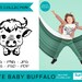 Cute Baby Buffalo, Baby Buffalo SVG, Cute Buffalo Png, Cute Buffalo SVG ...