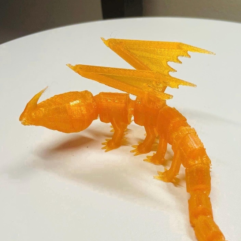 Articulated Fireworm How to Train Your Dragon 3D Printed Dragon ...