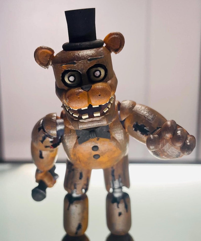 Five Nights at Freddy’s 2, Iconic Withered Freddy Hand Painted Figure ...