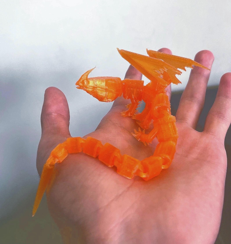Articulated Fireworm How to Train Your Dragon 3D Printed Dragon ...