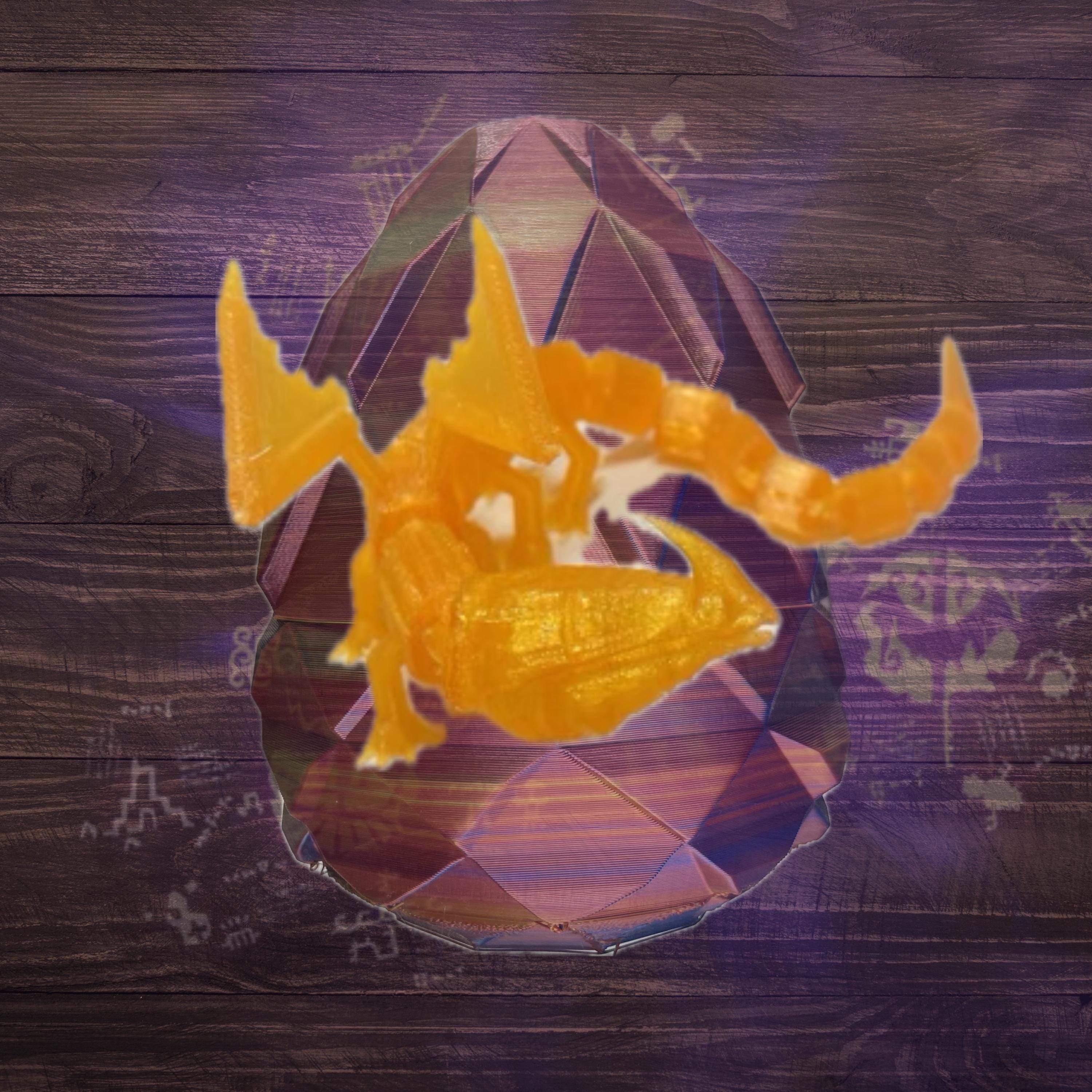 How to Train Your Dragon 3D Articulated Fireworm Dragon Egg - Series 2 ...