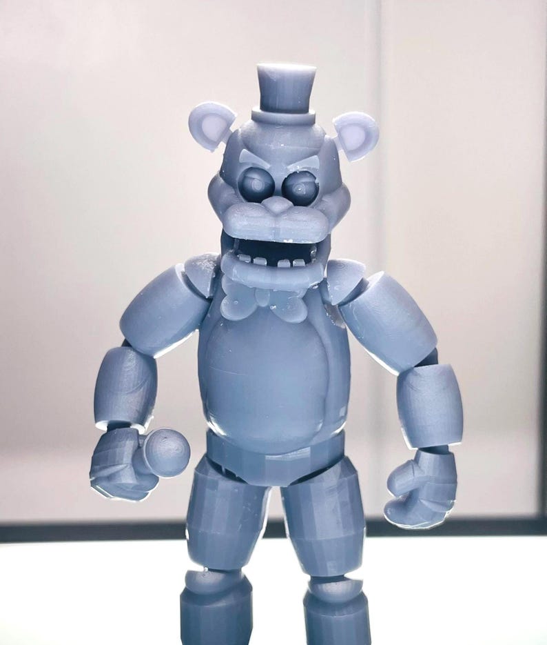 Five Nights at Freddy’s, Unpainted “hold My Microphone” Freddy Figure ...