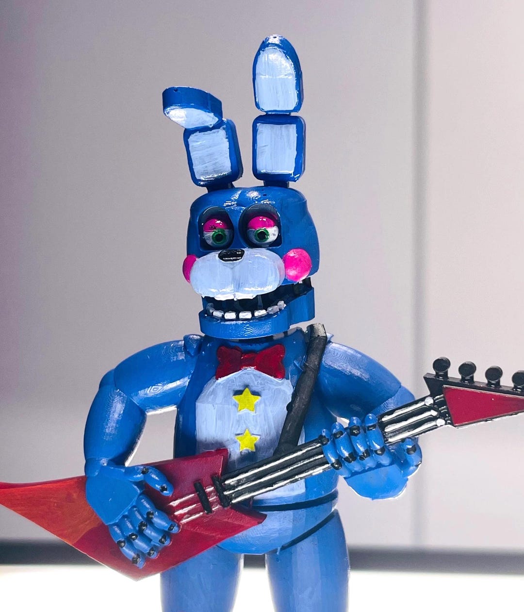Five Nights at Freddy’s 6, Rockstar Bonnie Hand Painted Figure - Etsy