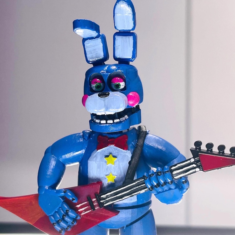Five Nights at Freddy's Toy Bonnie Figure - Etsy