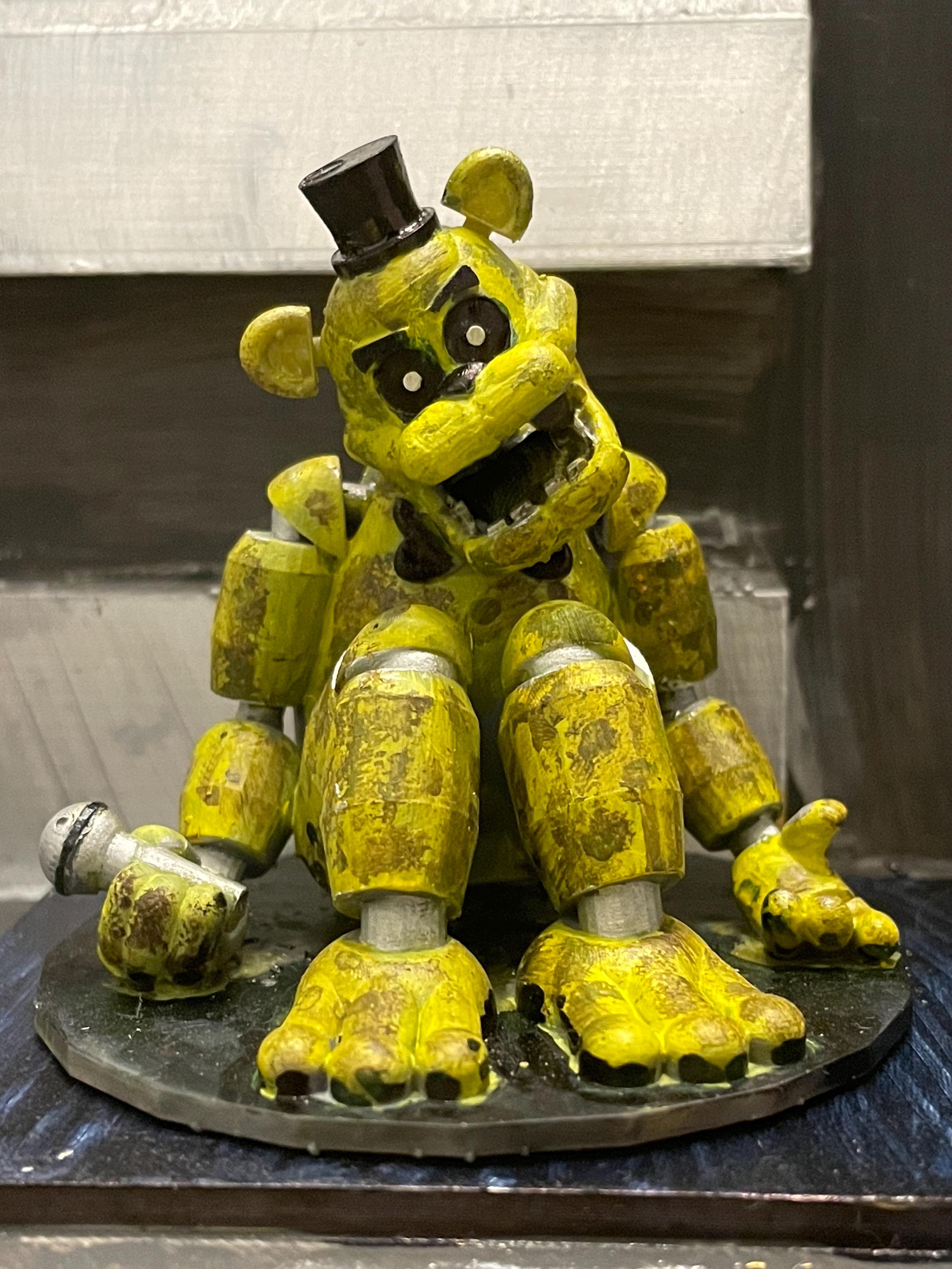 Five Nights at Freddys, Golden Freddy Resin Figure - Etsy