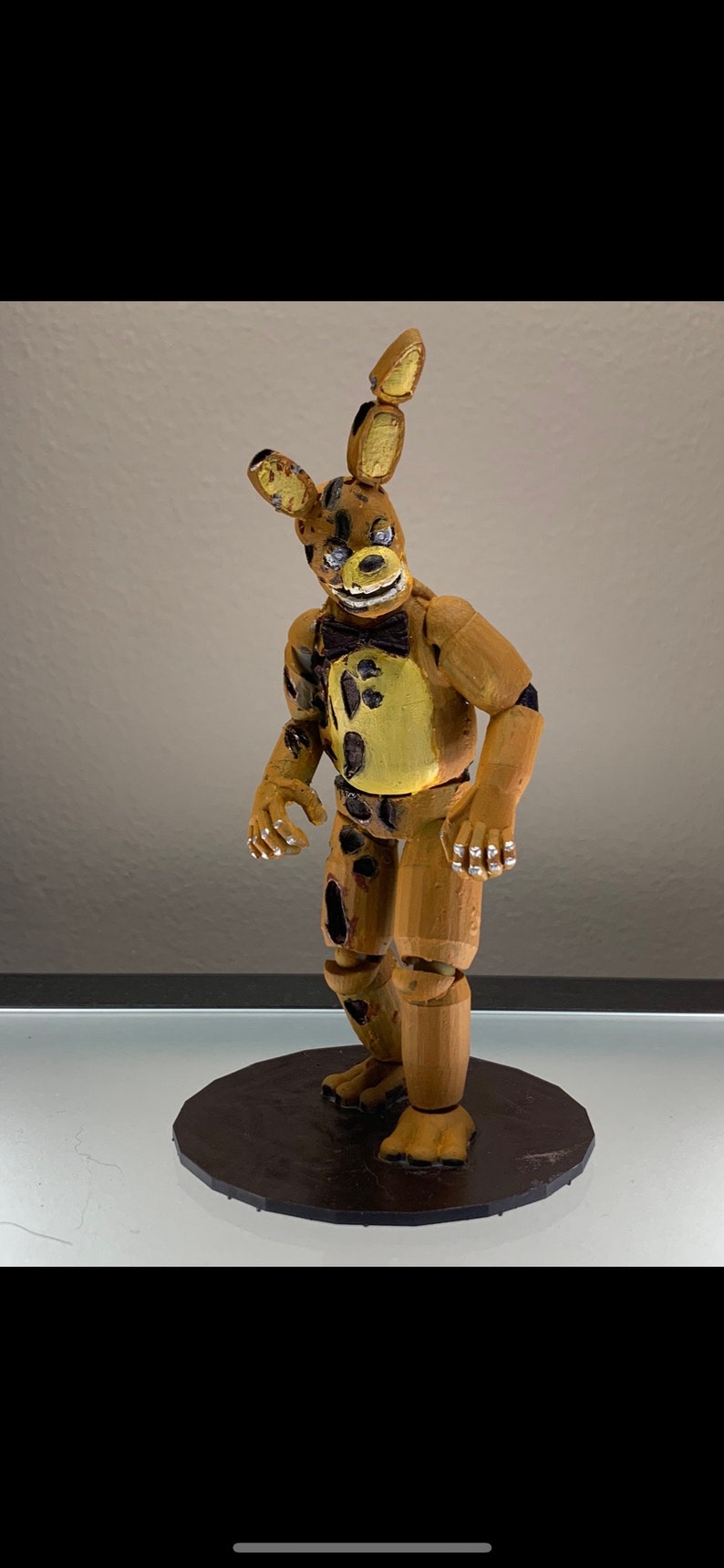 Five Nights at Freddys, the Yellow Rabbit Resin Figure - Etsy