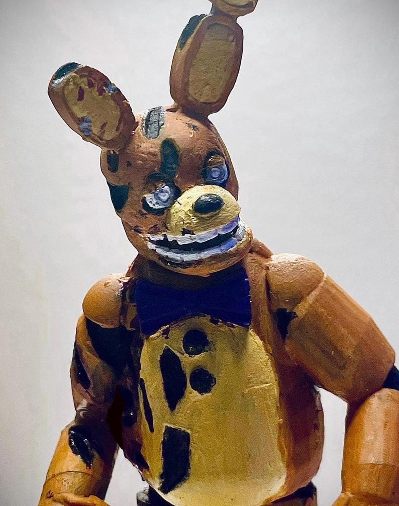 Five Nights at Freddy’s, the Yellow Rabbit Figure - Etsy