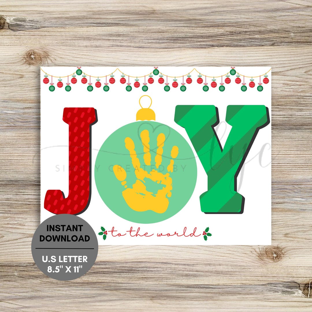 Joy Handprint Craft for Kids, Handprint Art, Finger Paint Craft ...