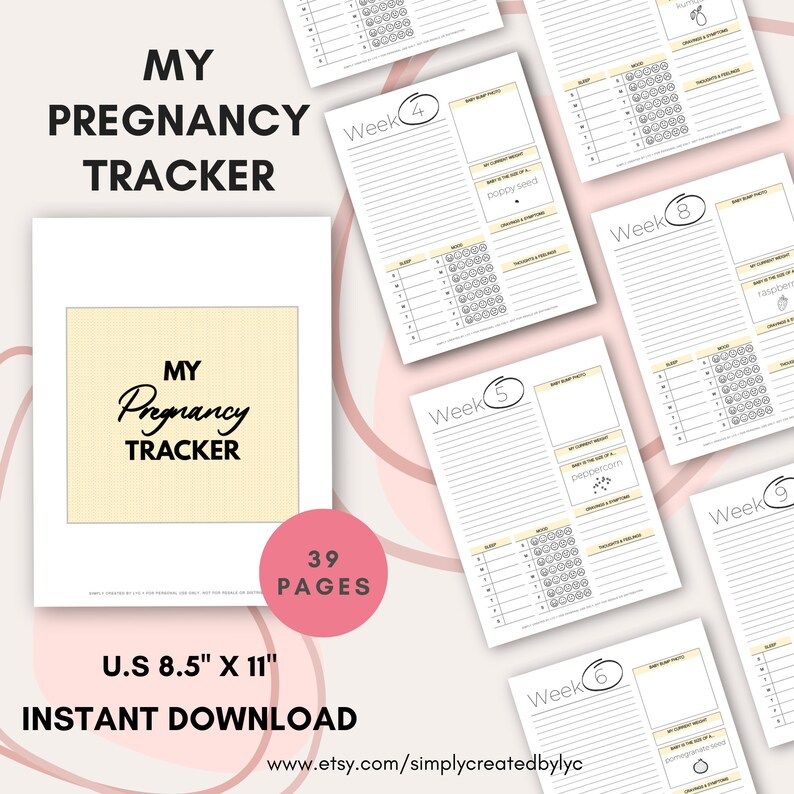 Pregnancy Tracker, Pregnancy Planner, Baby Bump Tracker, Pregnancy ...
