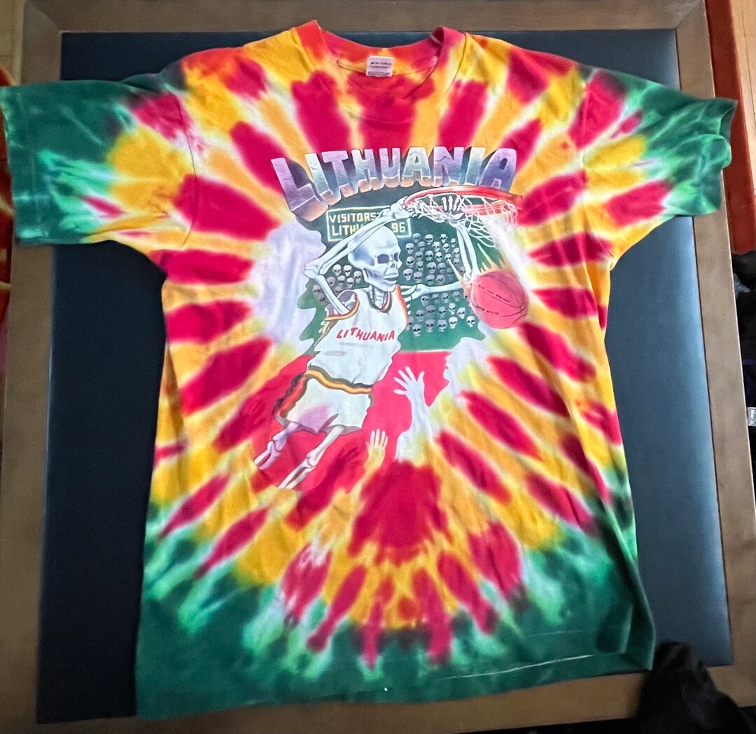 Vintage 1992 Bercelona Olympics Lithuania Basketball Team X Grateful ...